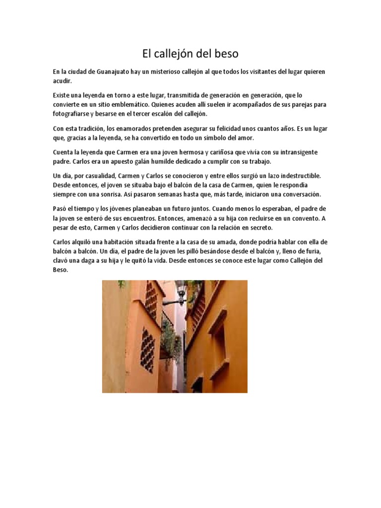 El Callejón Del Beso | PDF
