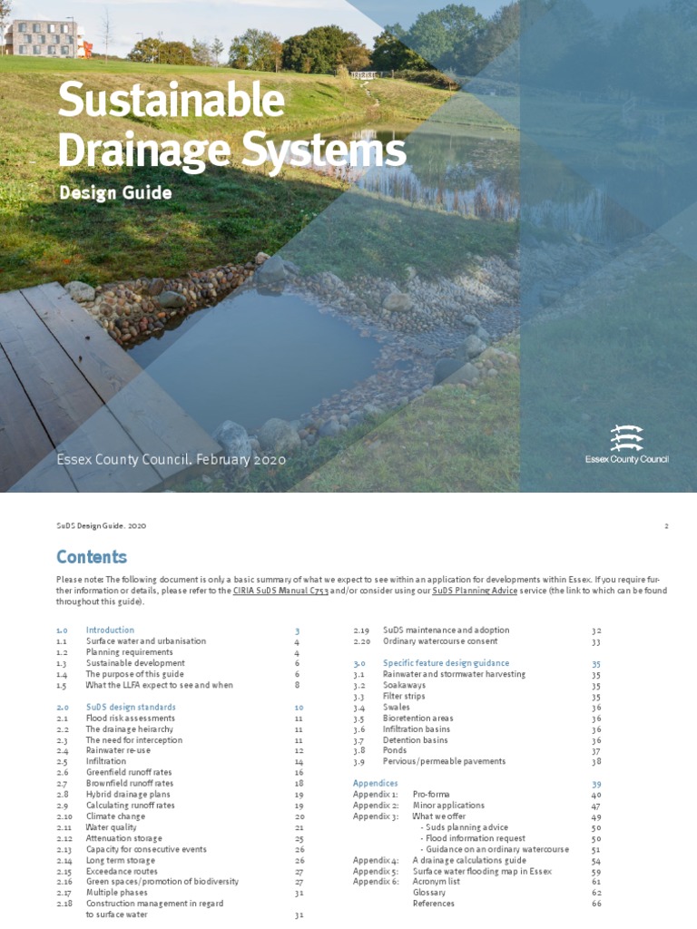 SuDS Design Guide 2020 | Download Free PDF | Stormwater | Surface Runoff