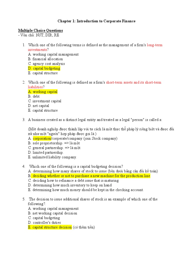 Chapter 1 Question e | PDF | Stocks | Financial Services