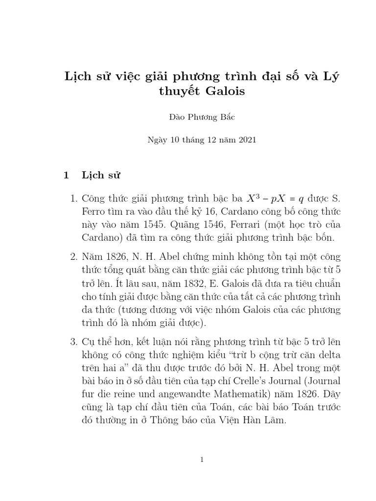 Galois | PDF
