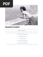 Rosalind Franklin: Pionera del ADN | PDF
