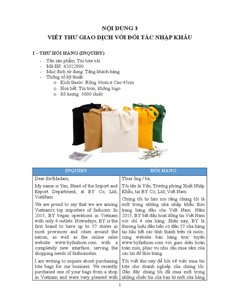 N I Dung 3 XNK | PDF