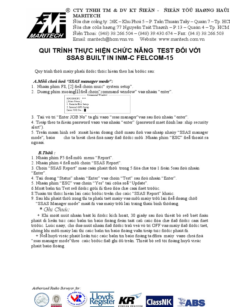 Felcom 15 Test1 | PDF