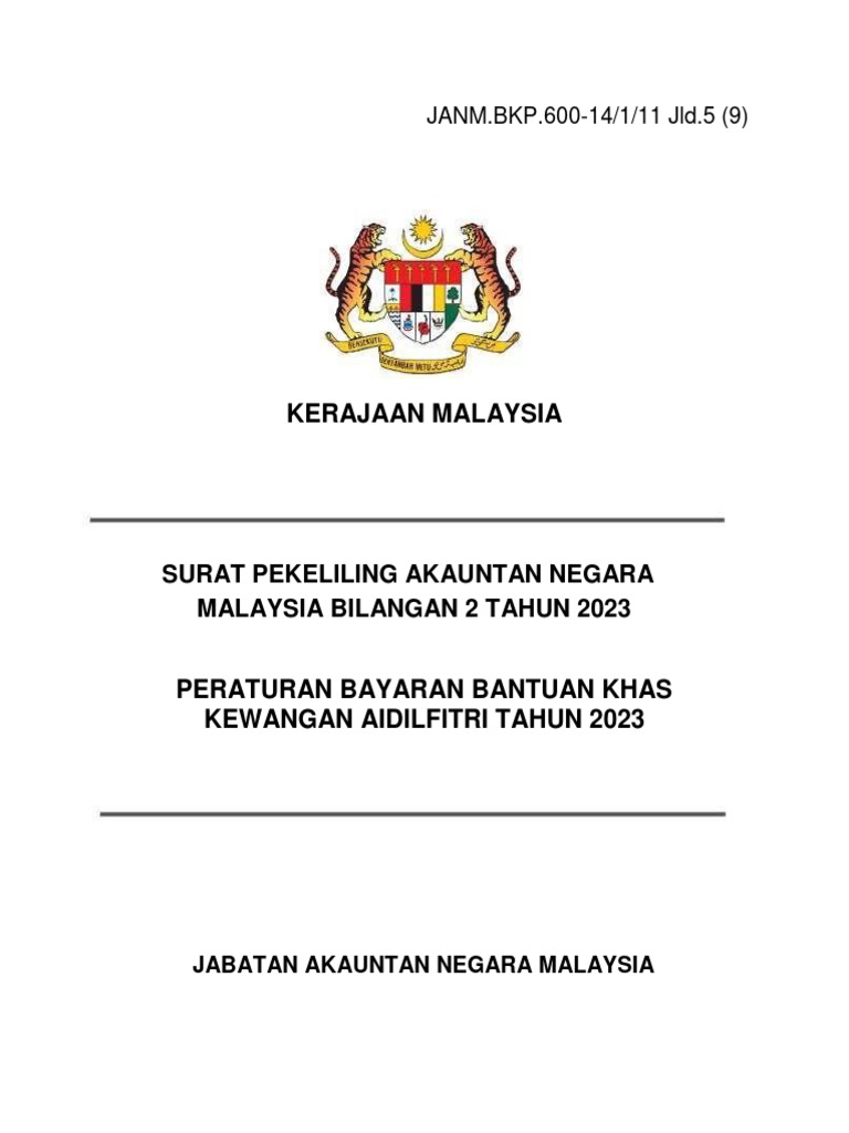 Final Spanm Bkka Tahun 2023 | PDF