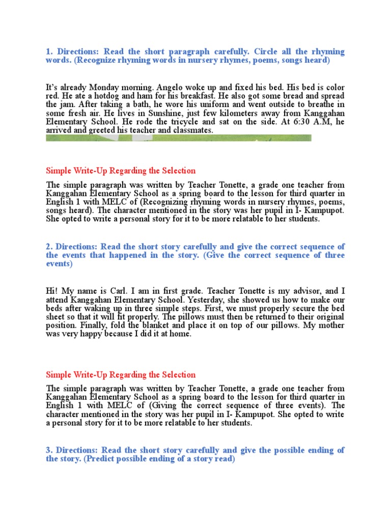 Simple Write-Up Regarding The Selection | PDF