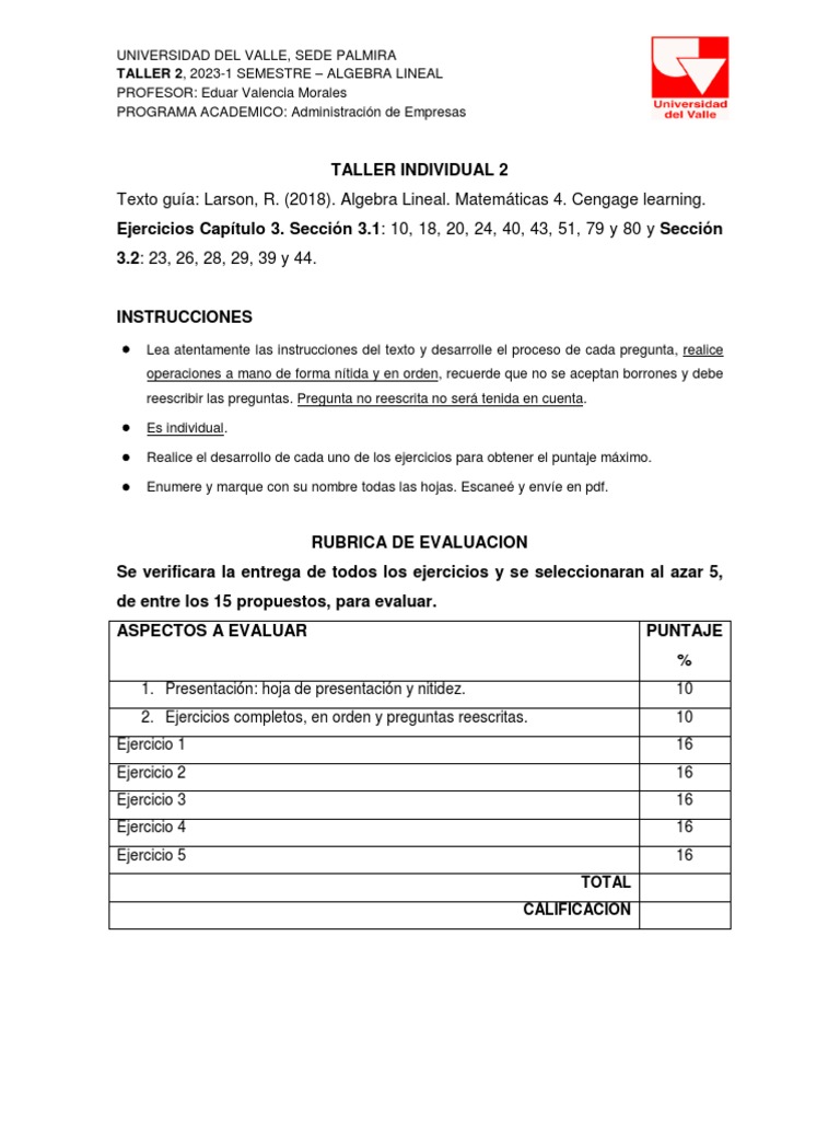 Taller 2 | PDF