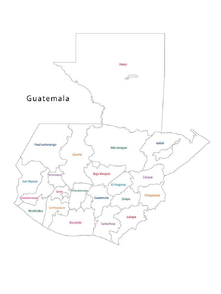 Mapa de Guatemala | PDF