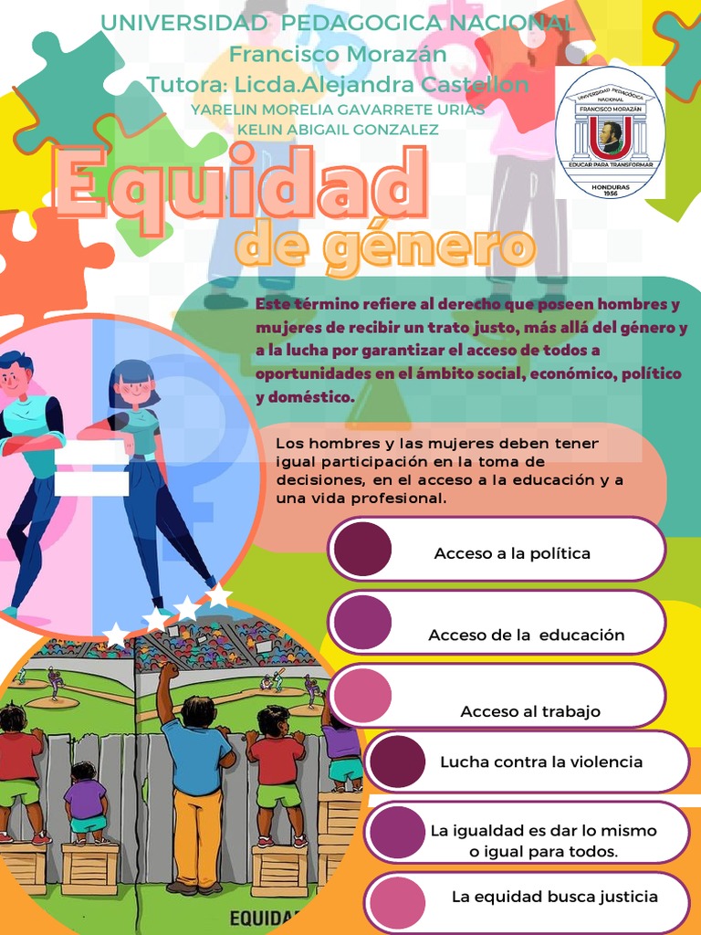 Infografia Equidad de Genero Morelia y Abigail | PDF Infografia Equidad de Genero Morelia y Abigail | PDF