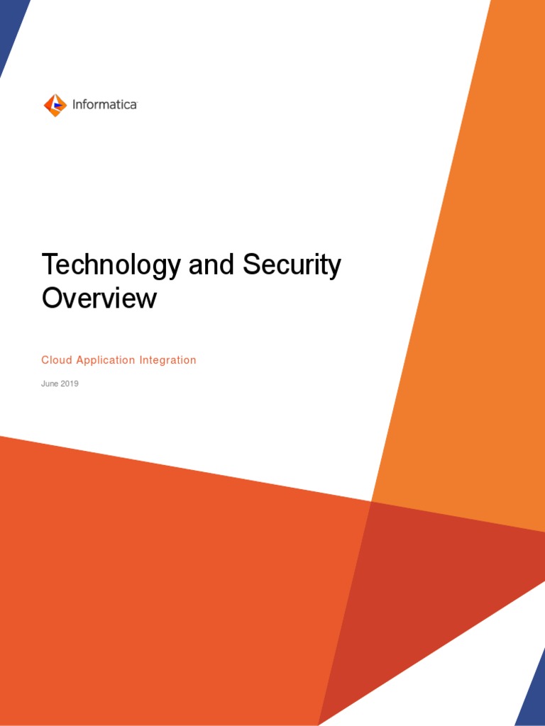 Cloud Application Integration - Technology and Security Overview June 2019 | PDF ...