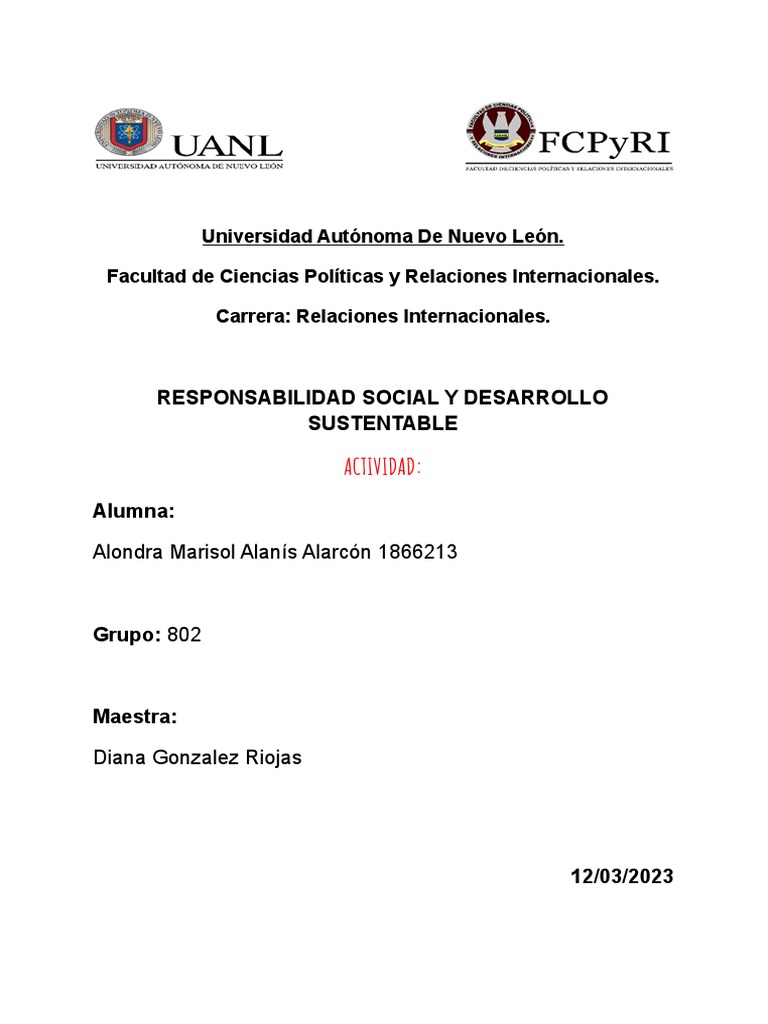 EV Responsabilidad | PDF | Responsabilidad social corporativa | Economias