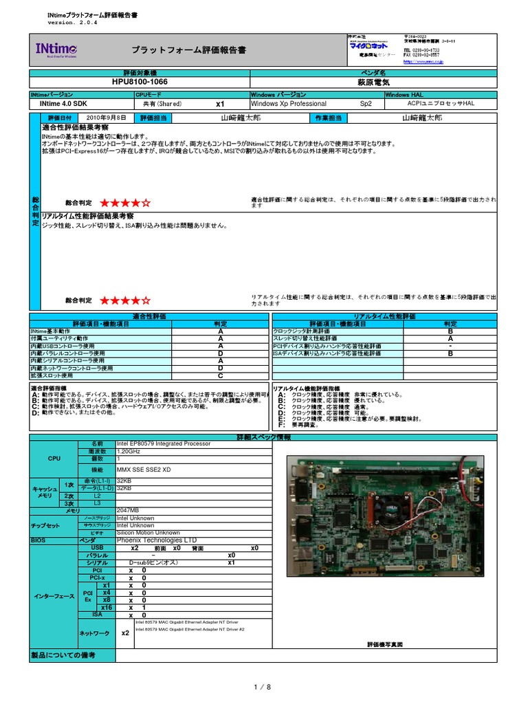 Hagiwara Hpu8100-1066 | PDF