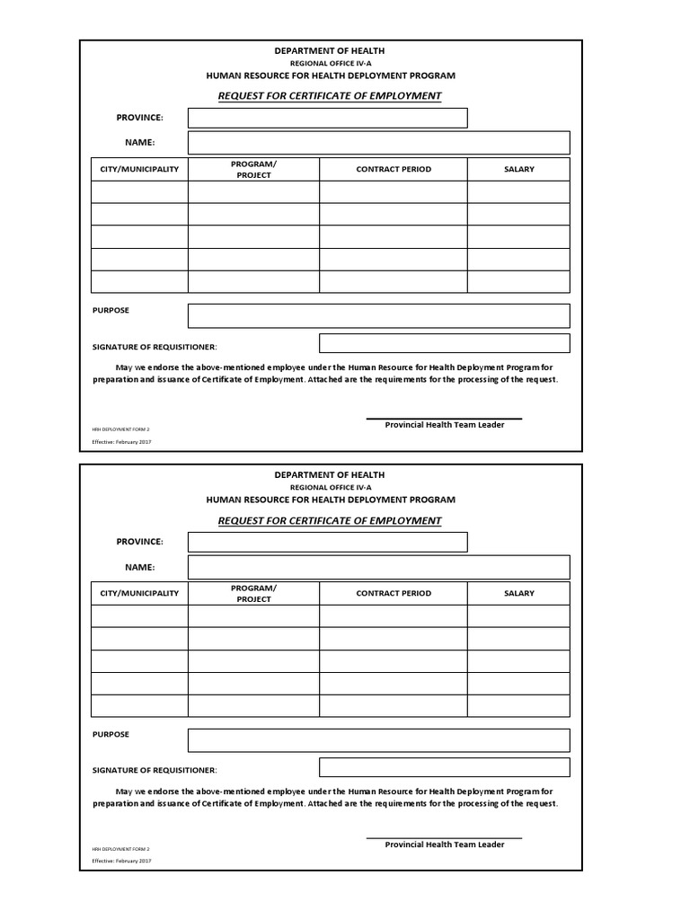 HRH Coe Request | PDF | Business | Finance & Money Management