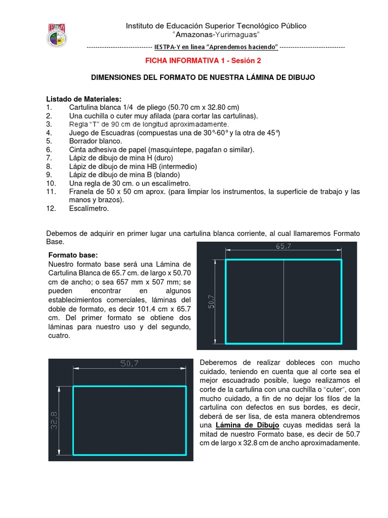 Ficha Informativa | PDF | Dibujo | Lápiz