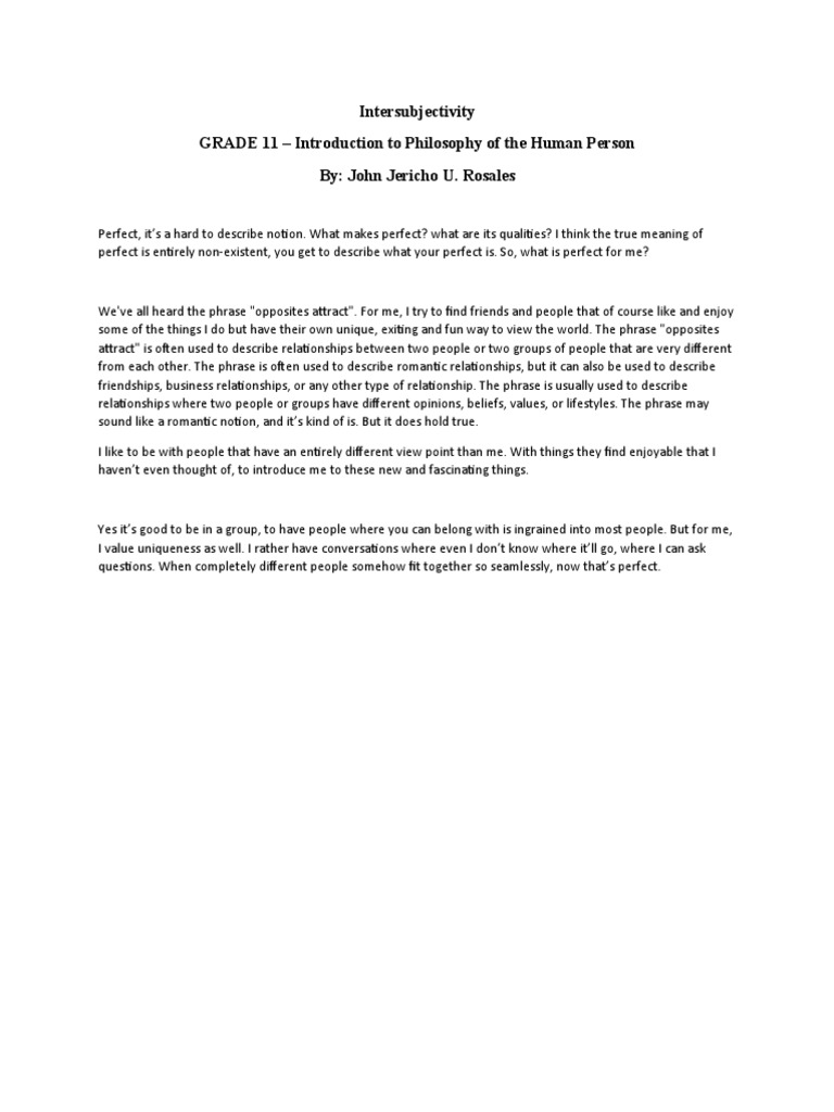 Understanding Human Subjectivity | PDF