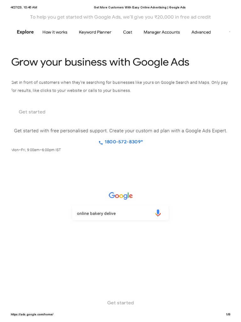 Get More Customers With Easy Online Advertising - Google Ads | PDF ...