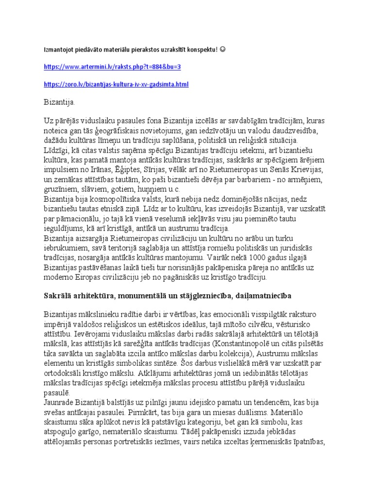 Bizantija | PDF