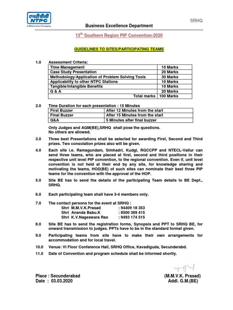 PIP Guidelines 2020 | PDF