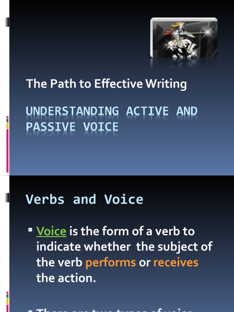 6.english PPT - Active - PassiveVoice 2021 | PDF | Verb | Subject (Grammar)