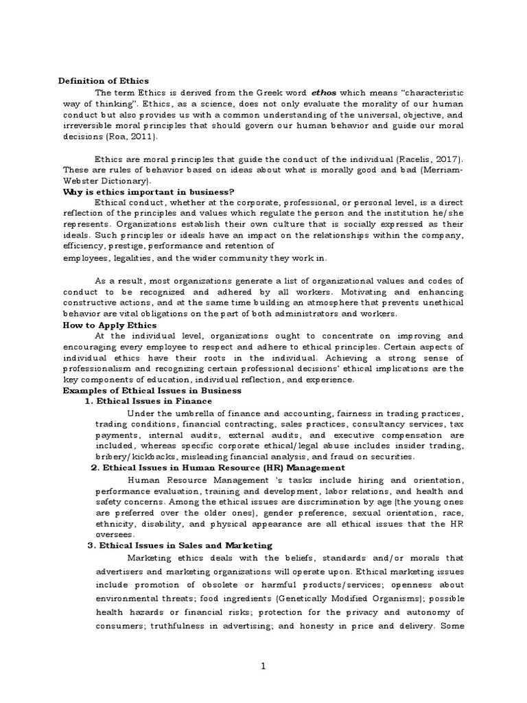 Module 3 | PDF | Morality | Business Ethics