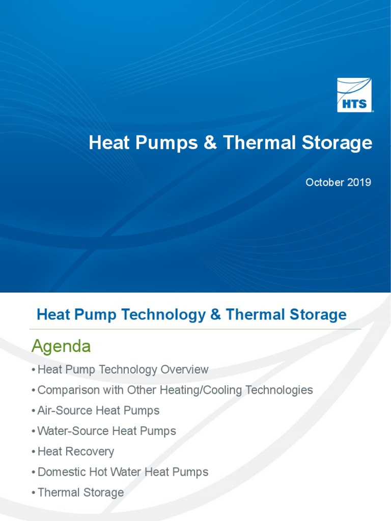 Heat Pumps and Thermal Storage | PDF | Heat Pump | Air Conditioning
