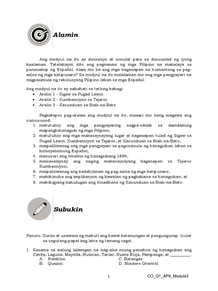 AP6 q1 Mod3 | PDF