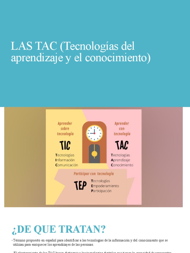 Tecnologías del Aprendizaje y Conocimiento | PDF
