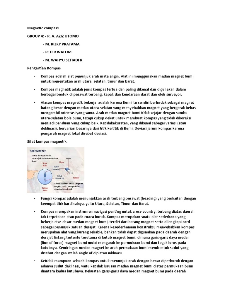 Magnetic Compass | PDF