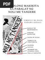 RIZAL - Mga Simbolo NG Pabalat NG Noli Me Tangere | PDF