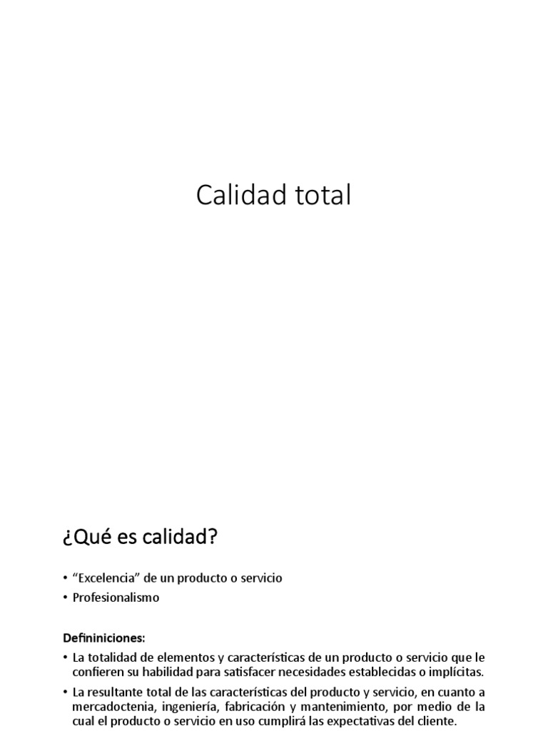 Calidad Total | PDF | Calidad (comercial) | Histograma