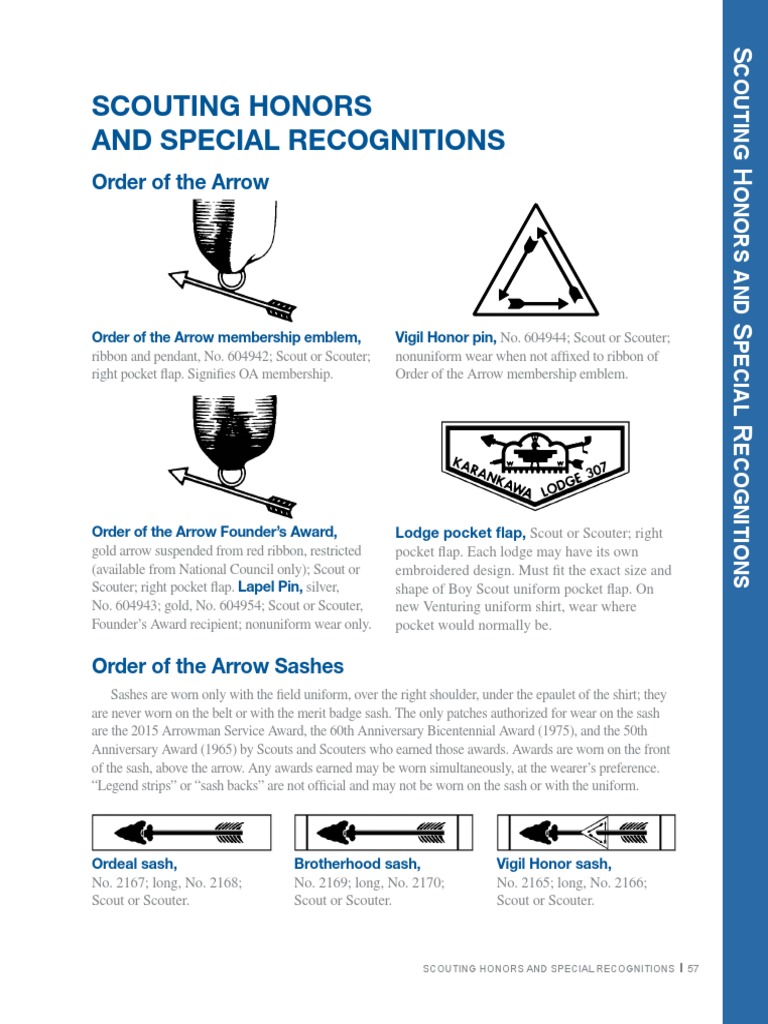 Scouting Honors and Special Recognitions | Download Free PDF | Scouting ...