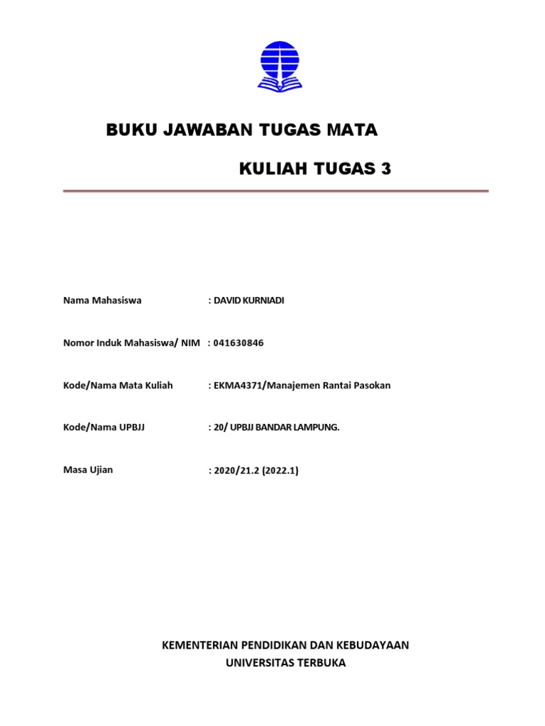 Manajemen Rantai Pasokan S6 TM3 | PDF