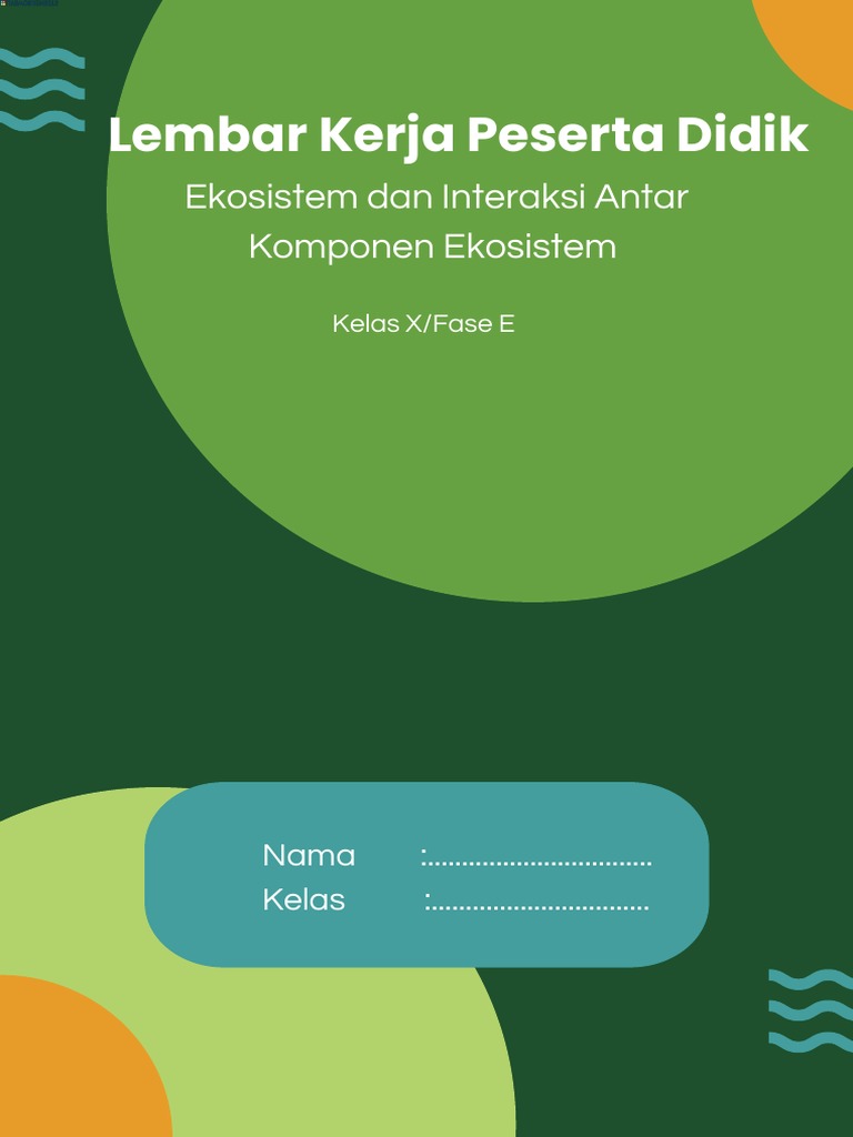 Ekosistem dan Interaksi Komponen | PDF