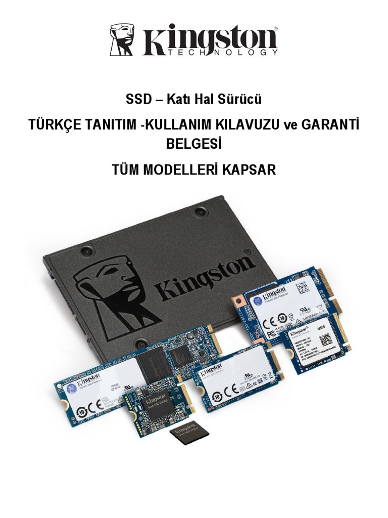 Kingston SSD Garanti Belgesi | PDF