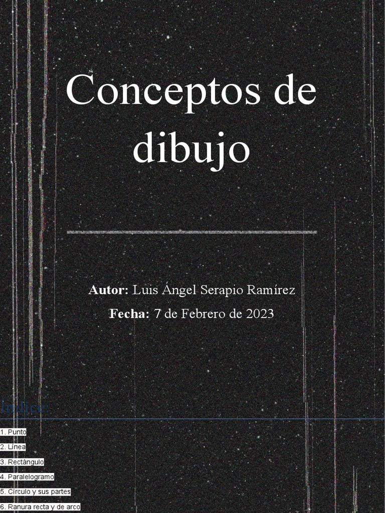 Conceptos Básicos de Dibujo Técnico | PDF | Elipse | Geometría