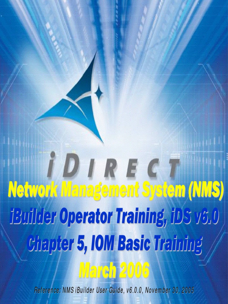 5 IOM - Idirect NMS Ibuilder Module, v6.0, 030106 | PDF | Microsoft ...