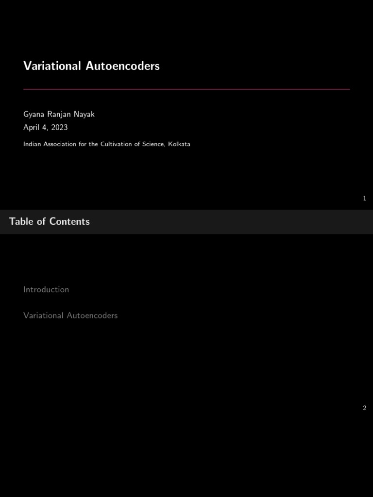 Variational Autoencoder Pdf Mathematics Algorithms