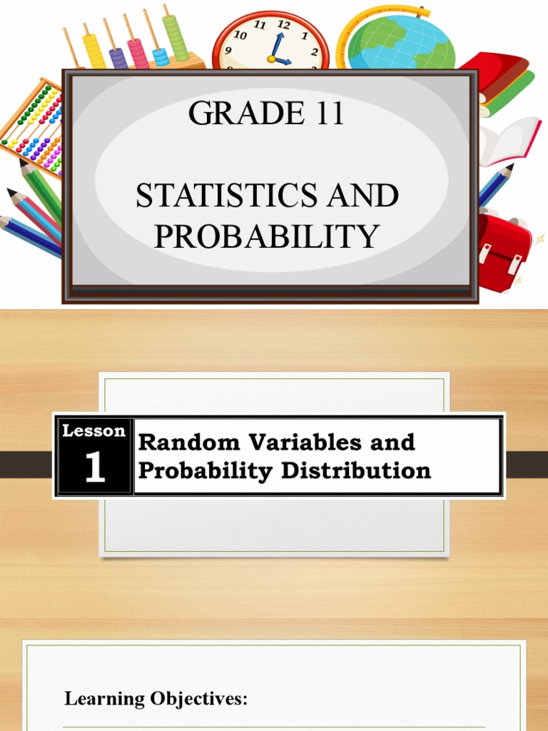 Mod 1 RANDOM VARIABLES & PROBA DIST | PDF | Probability Distribution ...