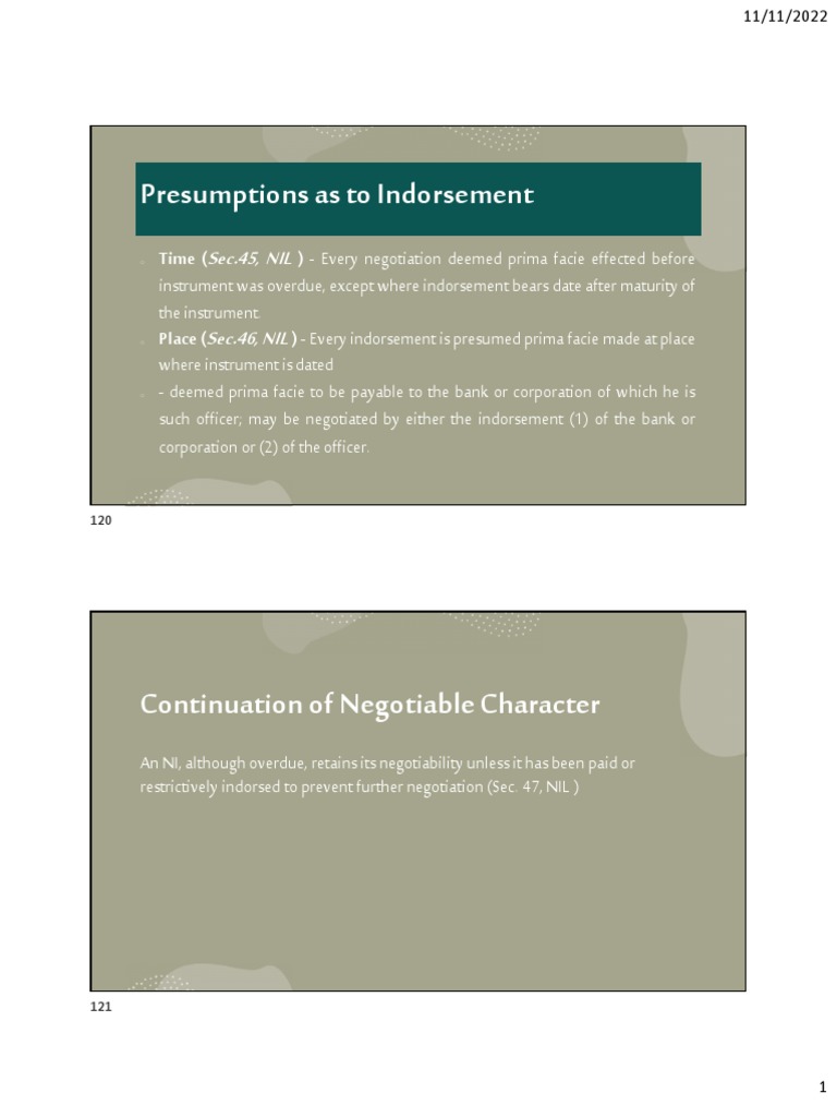 Week 7 | PDF | Bearer Instrument | Knowledge