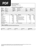 Salary Slip Format Without PF and ESI | PDF | Career & Growth
