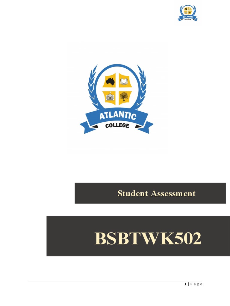 BSBTWK502 - Student Assessment | PDF | Communication | Collaboration