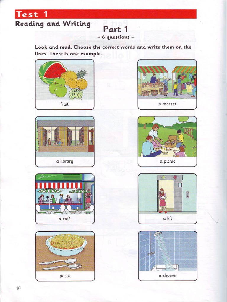 Tests Movers 1 | PDF