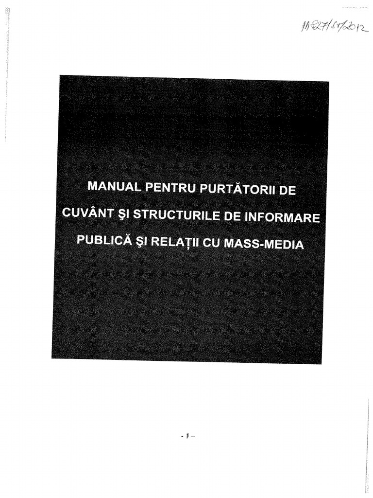 Manual Purtatori de Cuvant | PDF