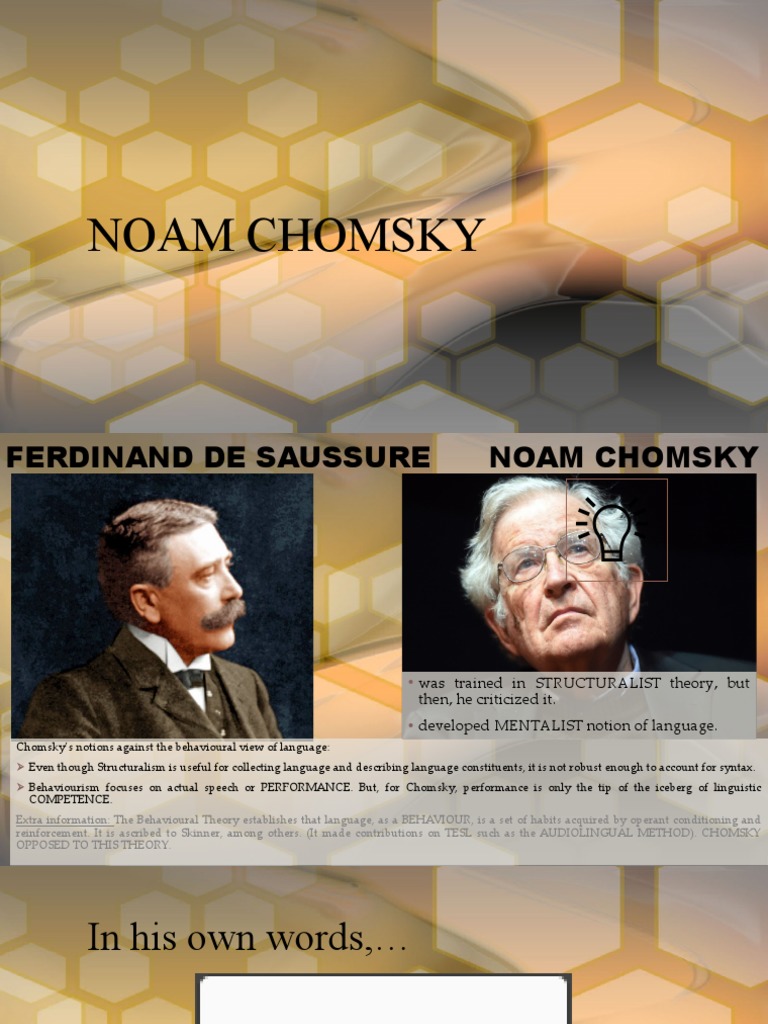 PPP Noam Chomsky 2023 | PDF | Syntax | Cognition