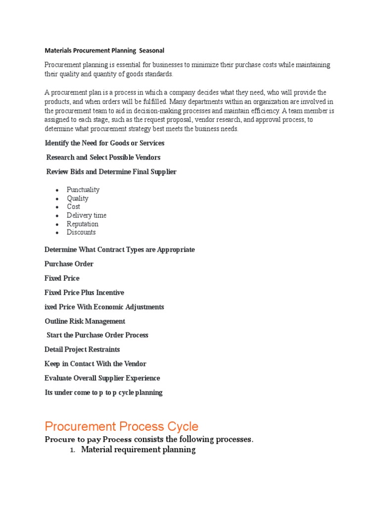 P To P Cycle | Download Free PDF | Invoice | Procurement