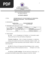Sample School Gad Activity Design | PDF | Employment | Gender Equality