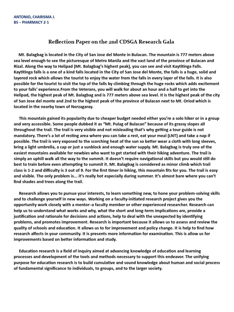 Analysis 2 | PDF | Knowledge | Trail