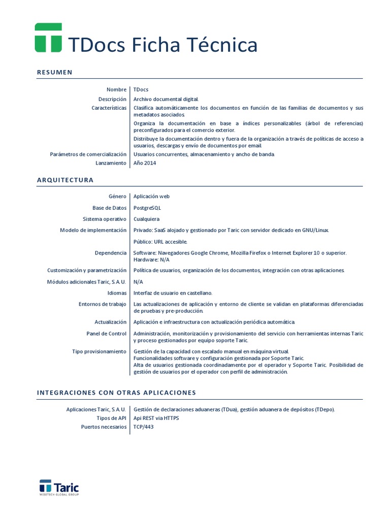 Ficha Tecnica | PDF | Software de la aplicacion | Desarrollo de software