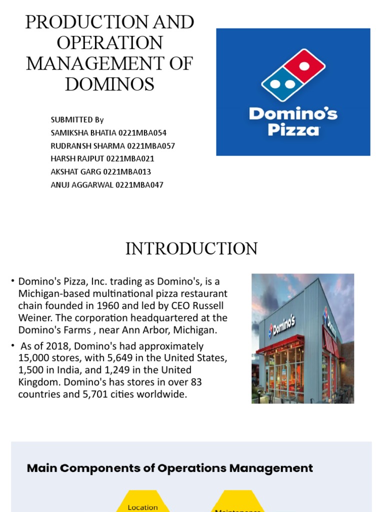 Pom Dominos | PDF | Domino's Pizza | Customer Experience