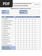 Daily Inspection Checklist For Water Tanker | PDF