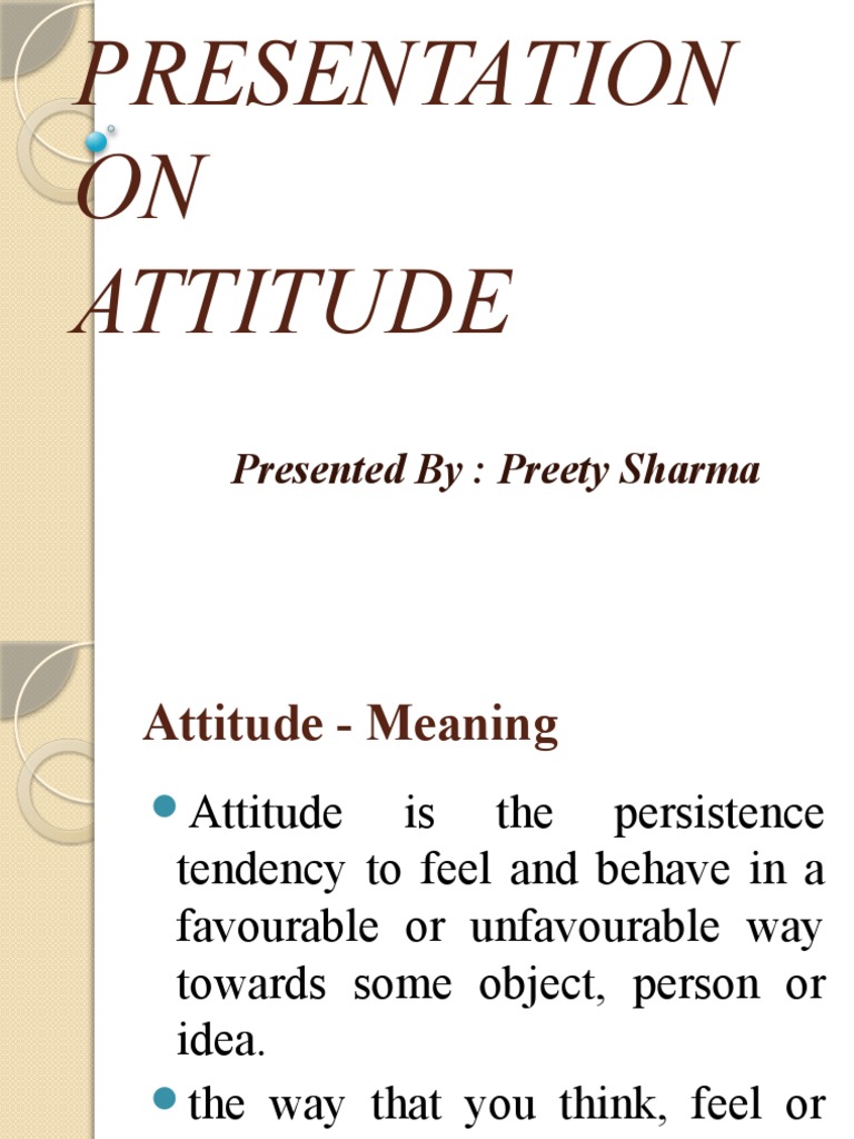 On Attitude | PDF